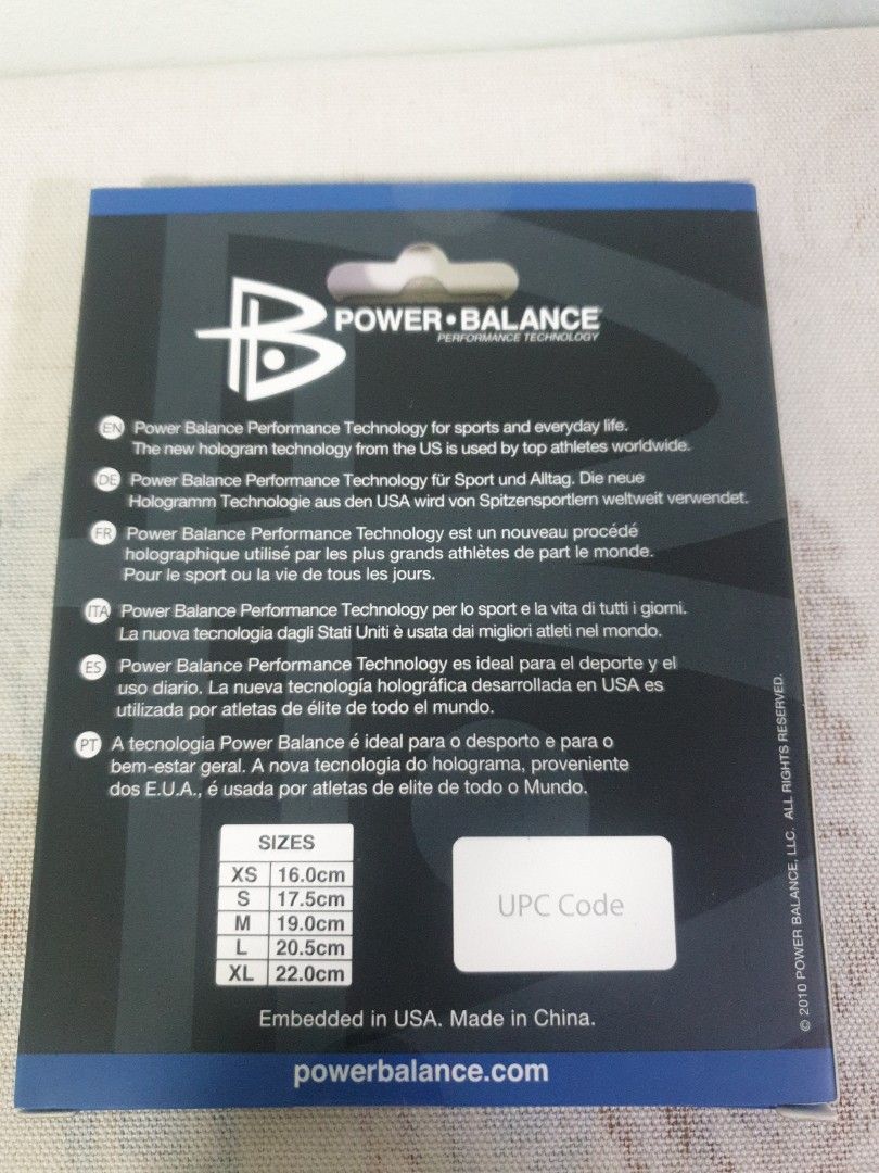 Power Balance Wristband, Sports Equipment, Other Sports Equipment and ...