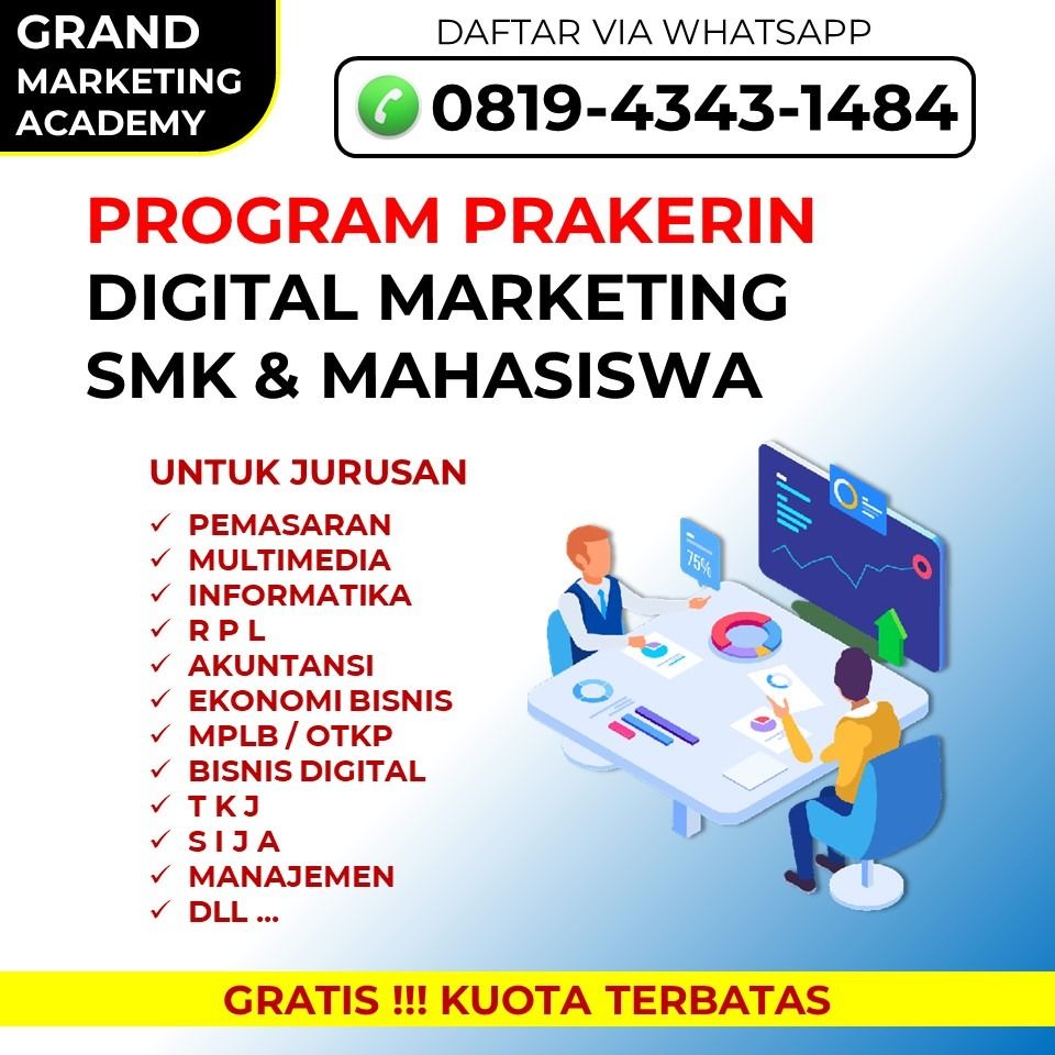 Program Prakerin Jurusan Marketing Online Wilayah Malang, Pekerjaan ...