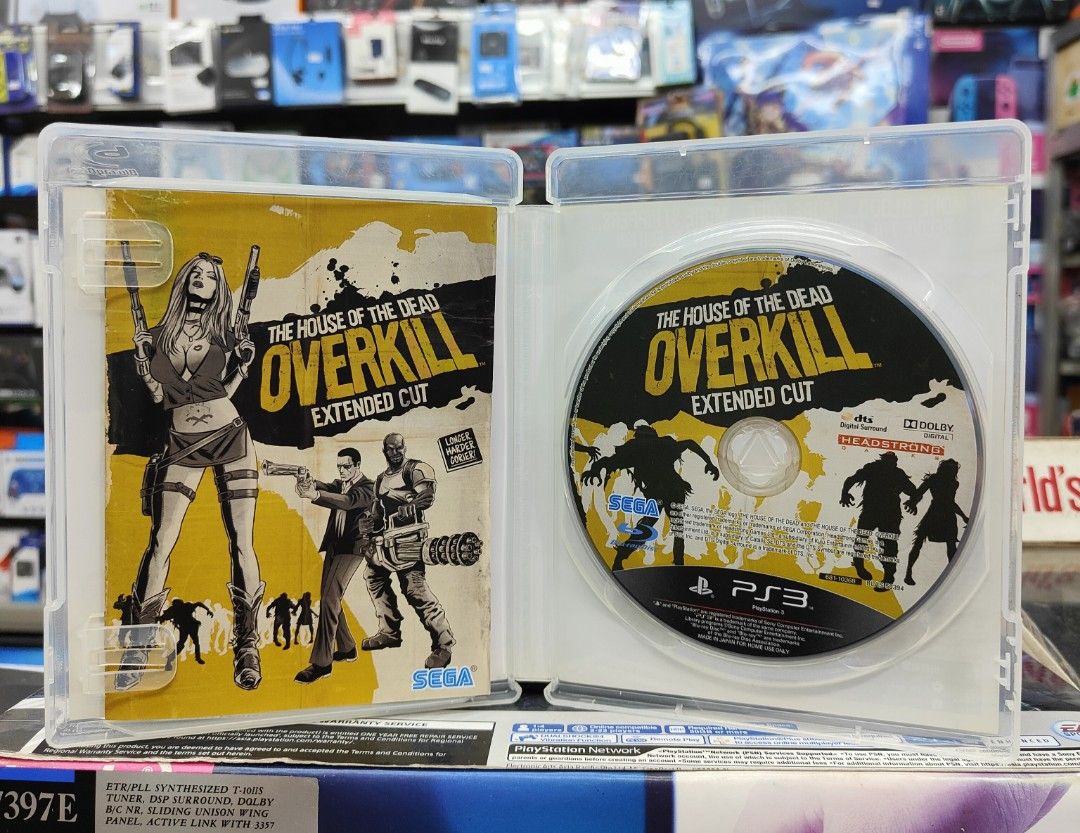 PS3 The House to The Dead Overkill Extended Cut, Video Gaming, Video ...