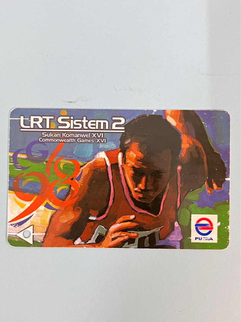 Putra LRT Stored Value Magnetic Ticket in conjunction with 1998 ...