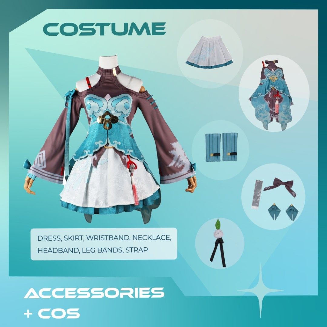 Qing Que Honkai Star Rail Cosplay PO, Hobbies & Toys, Toys & Games on ...