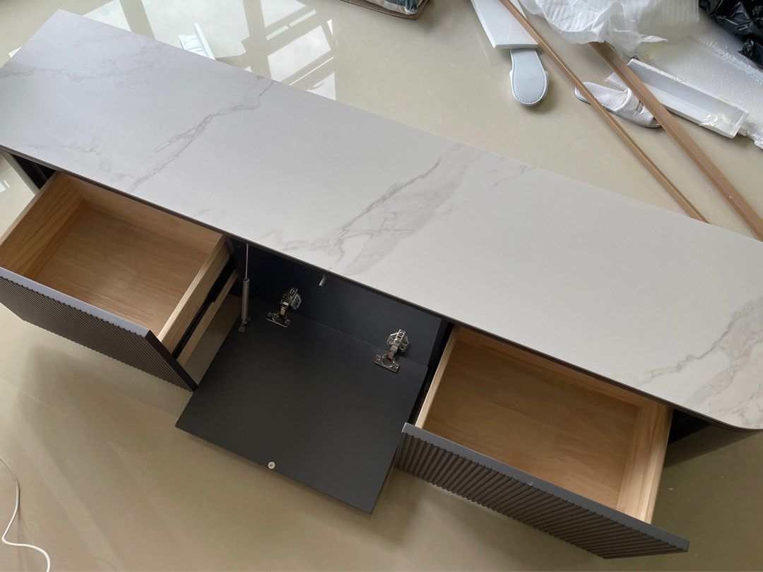 Quartz TV Console, Furniture & Home Living, Furniture, TV Consoles on ...