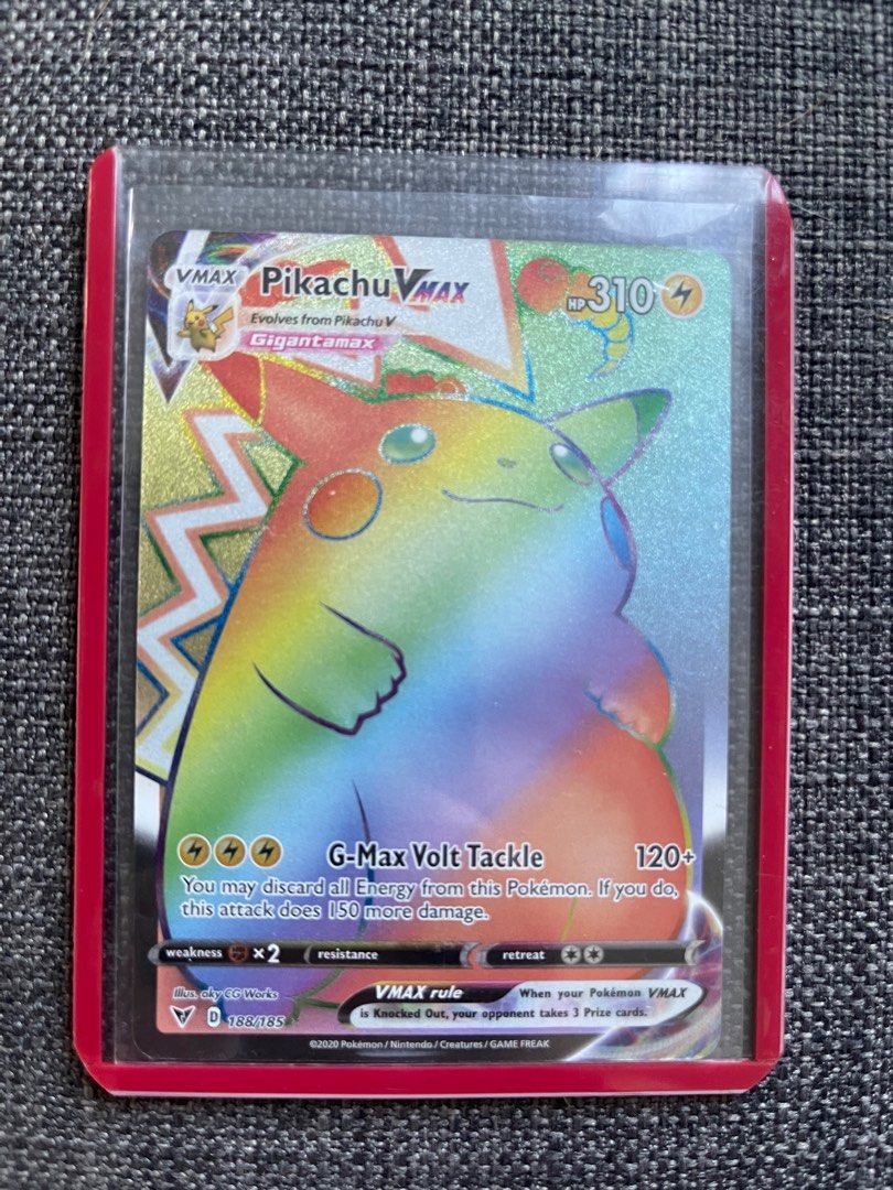 Rainbow rare Pikachu, Hobbies & Toys, Toys & Games on Carousell