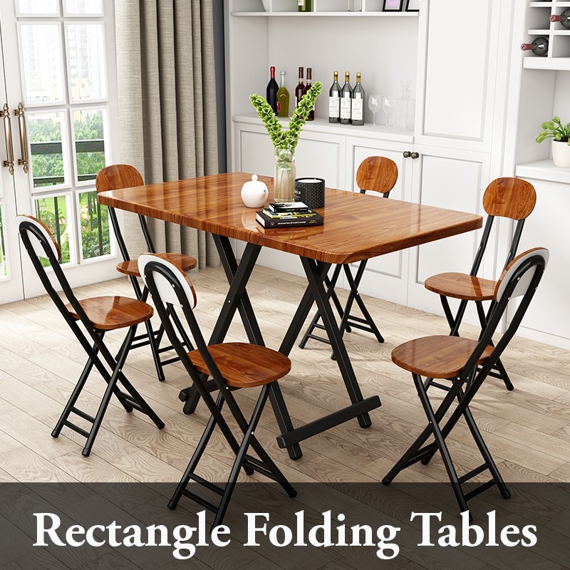 RECTANGLE Colorful Folding Foldable Portable Table, Furniture & Home ...