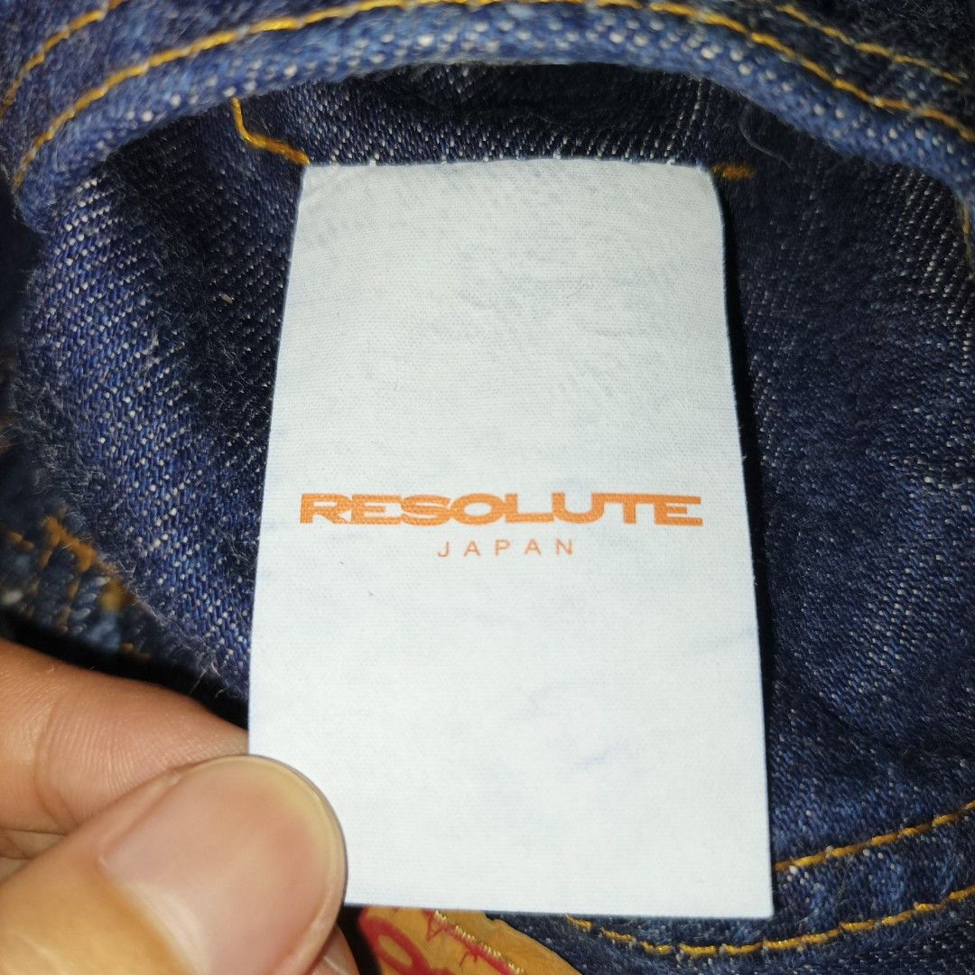 RESOLUTE 710 SELVEDGE JEANS, ONE WASH (30 ACTUAL WAIST), Men's Fashion ...