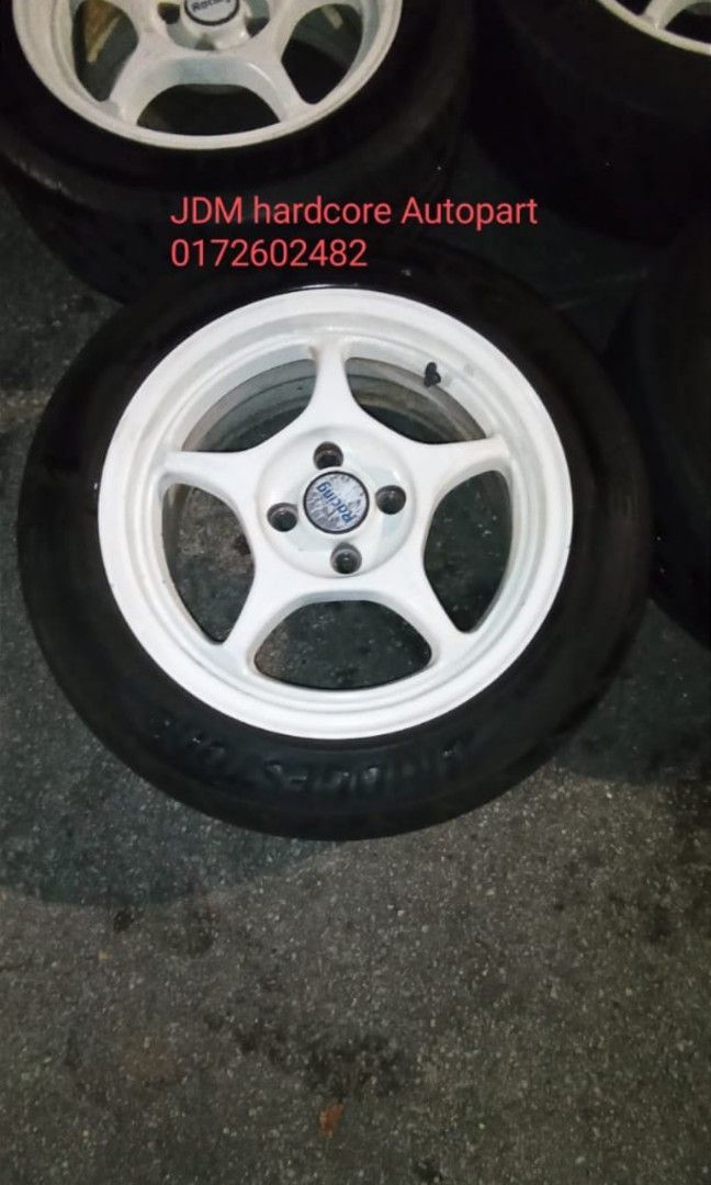 Rim enkei rpo1 cutting original 15inci pcd 100, Auto Accessories on ...