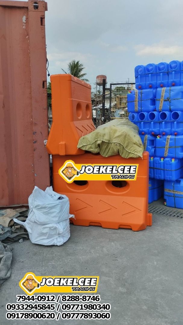 road barrier orange plastic material, Commercial & Industrial ...
