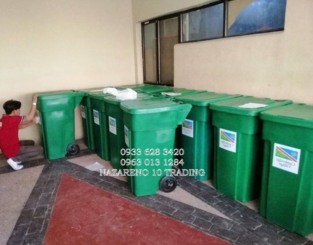 Rolling bin Industrial bin With wheels, Furniture & Home Living ...