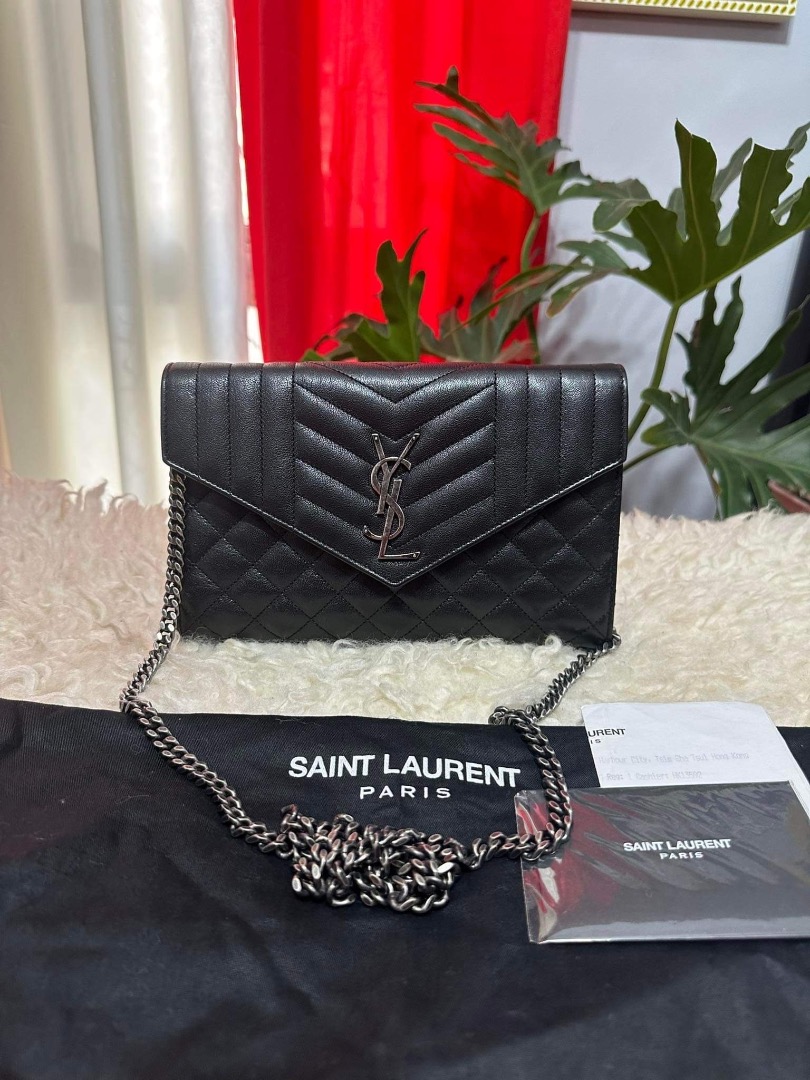 SALE! Authentic YSL envelope small, Luxury, Bags & Wallets on Carousell