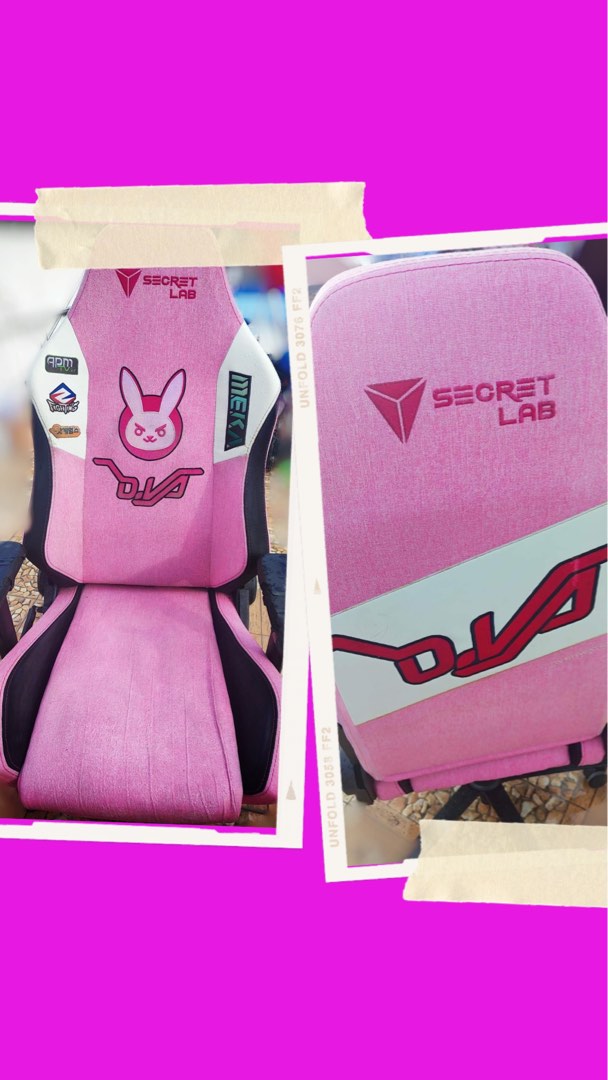 Secret lab d.va gaming chair, Furniture & Home Living, Furniture ...
