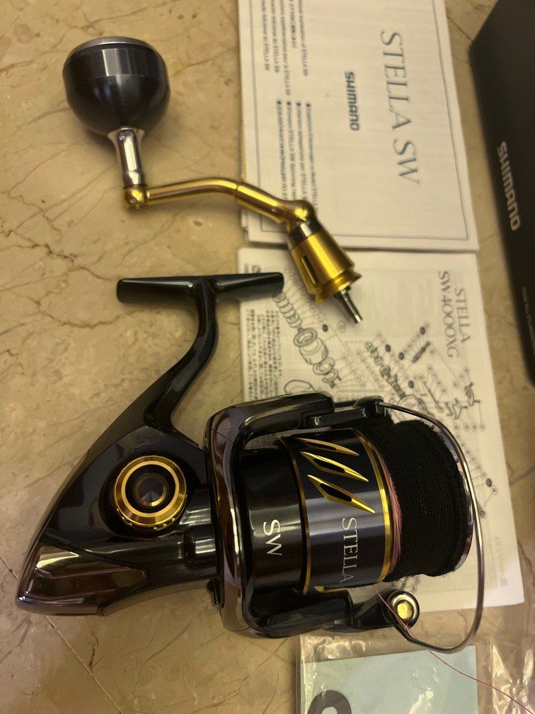 Shimano Stella fishing reel sw4000xg spinning, Sports Equipment ...