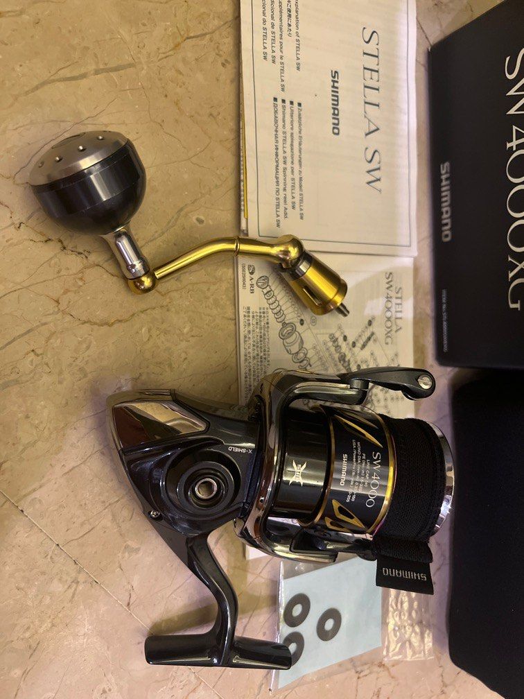 Shimano Stella fishing reel sw4000xg spinning, Sports Equipment ...