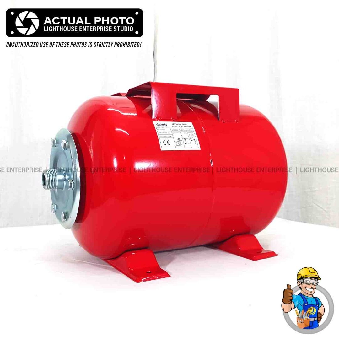 SHINMAX Japan 24Liters Horizontal Pressure Tank / Bladder Tank (H-24L ...