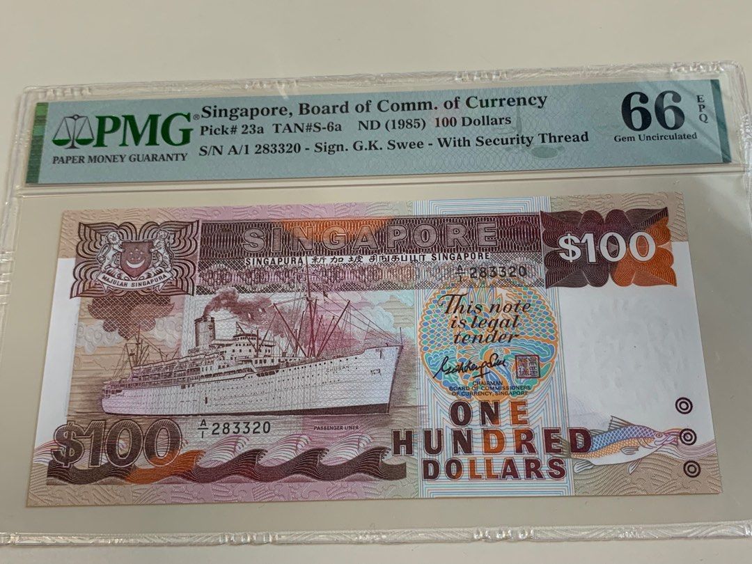Ship $100 A1 PMG 66epq banknote, Hobbies & Toys, Memorabilia ...
