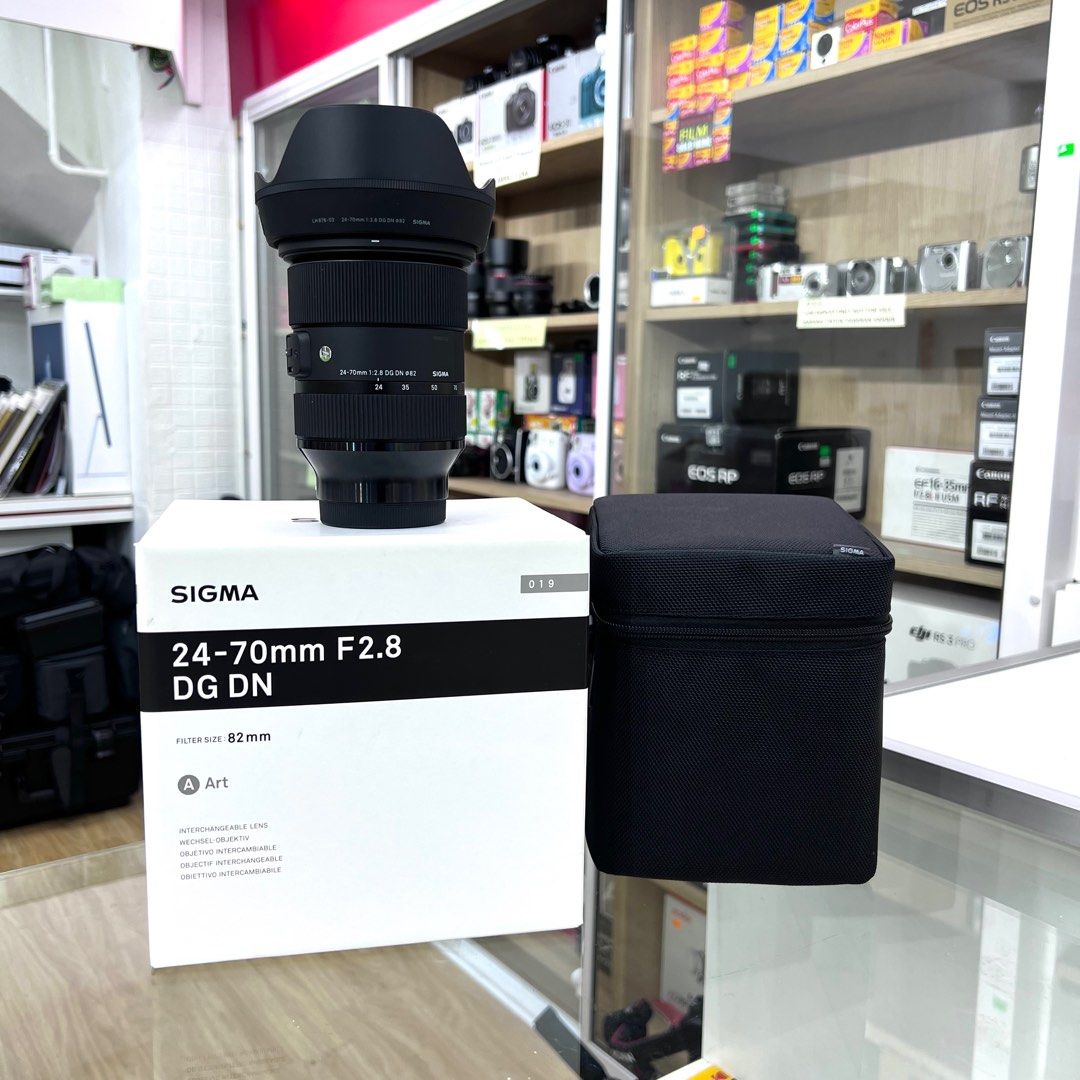 Sigma FE 24-70 F2.8 DG DN Art 99% Like New Full Set, Photography, Lens ...