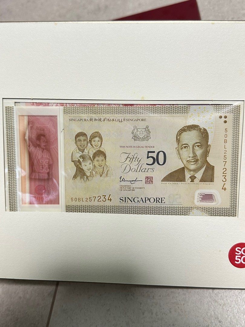 Singapore Commemorative Notes SG50, Hobbies & Toys, Memorabilia ...