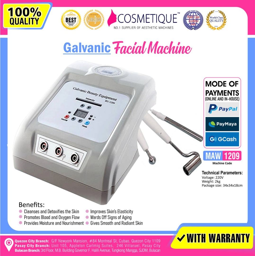 Single Function Galvanic Facial Machine, Beauty & Personal Care, Face ...