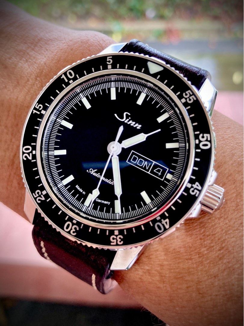 Sinn 104 Classic Pilot Flieger Watch Full Box, Card, Sinn Leather Strap ...