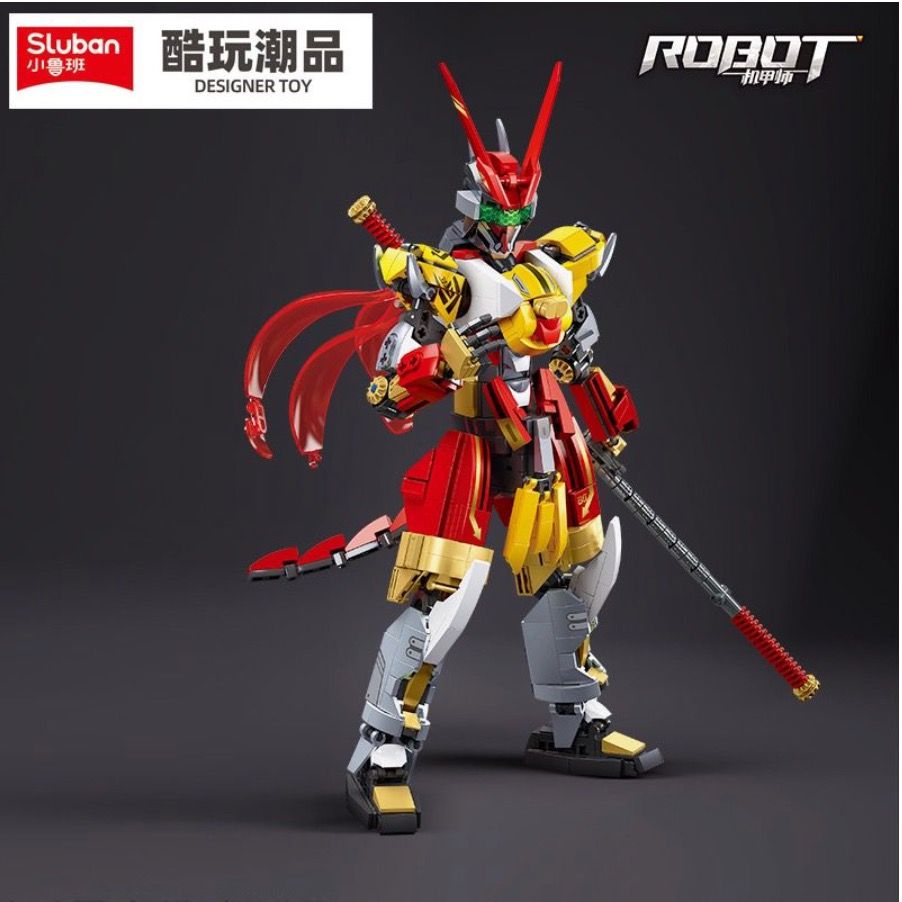 SLUBAN ROBOT CYBER WUKONG BUILDING BLOCKS (M38-B1180), Hobbies & Toys ...