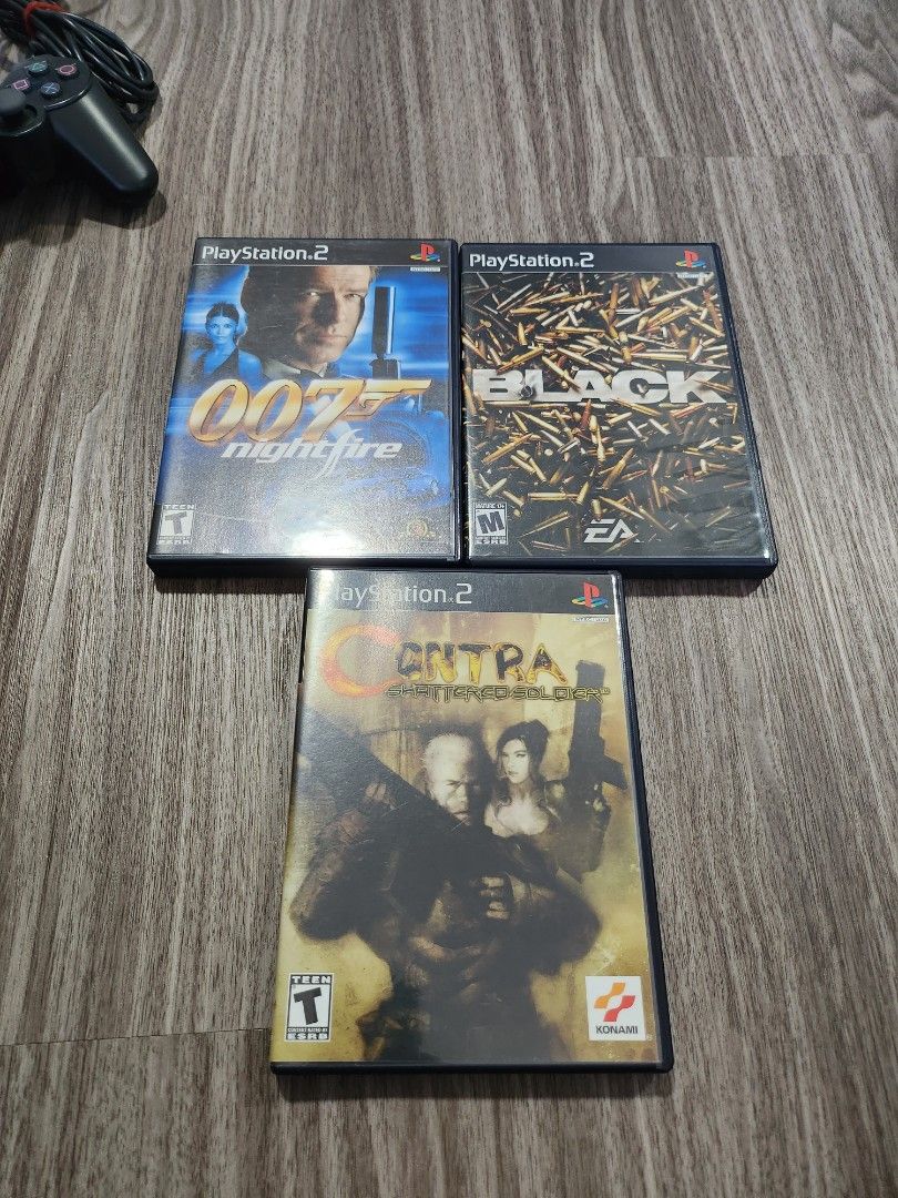 Sony Black Modded Playstation 2 PS2 Slim with Games, Hobbies & Toys ...