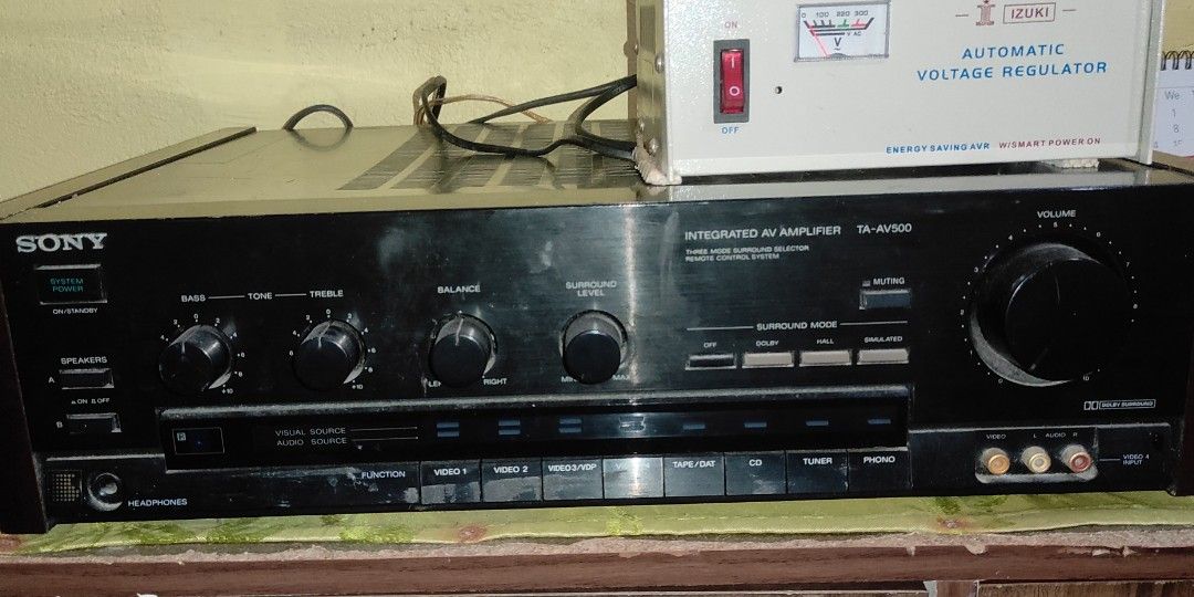 Sony Integrated Stereo Amplifier, Audio, Other Audio Equipment on Carousell