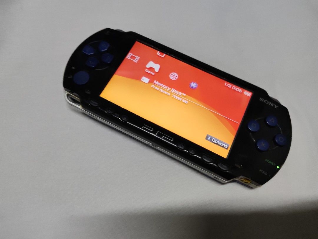 Sony PSP 1000 Black Blue, Video Gaming, Video Game Consoles ...