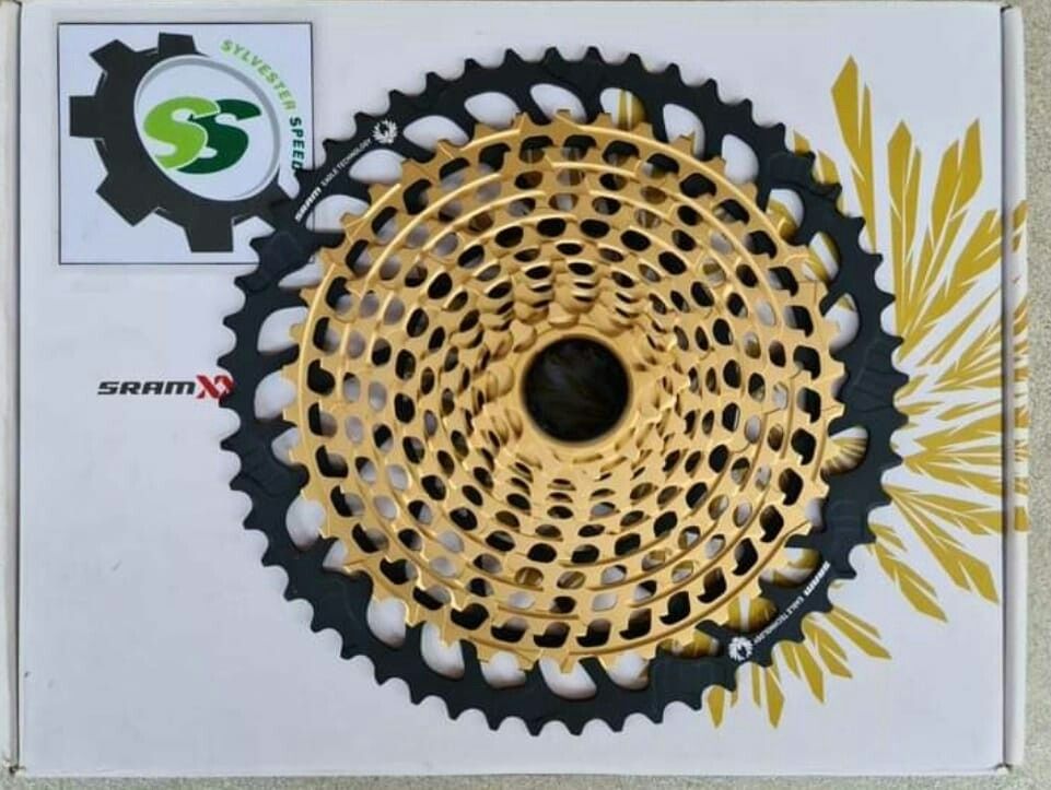 SRAM XX1 Eagle Lunar Cassette sprocket 10-52t Gold, Copper, oilslick ...