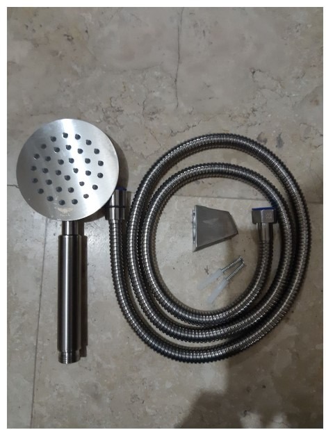 Stainless 304 Telephone Shower with Flexible Hose Rainfall Telephone ...