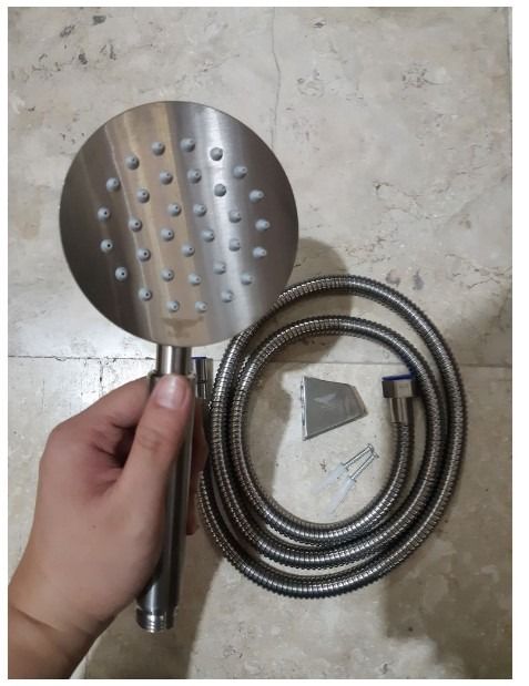 Stainless 304 Telephone Shower with Flexible Hose Rainfall Telephone ...