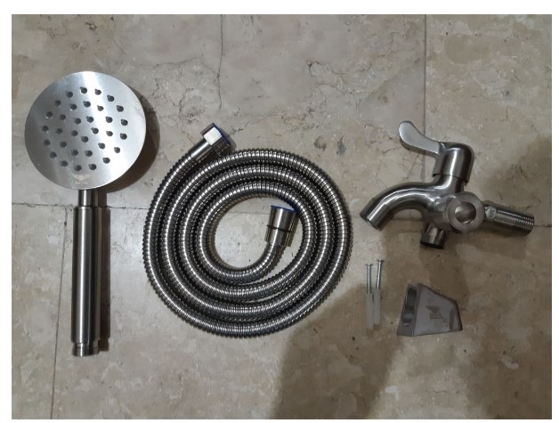 Stainless Shower Set / Telephone Shower Set Stainless 304 with Flexible ...
