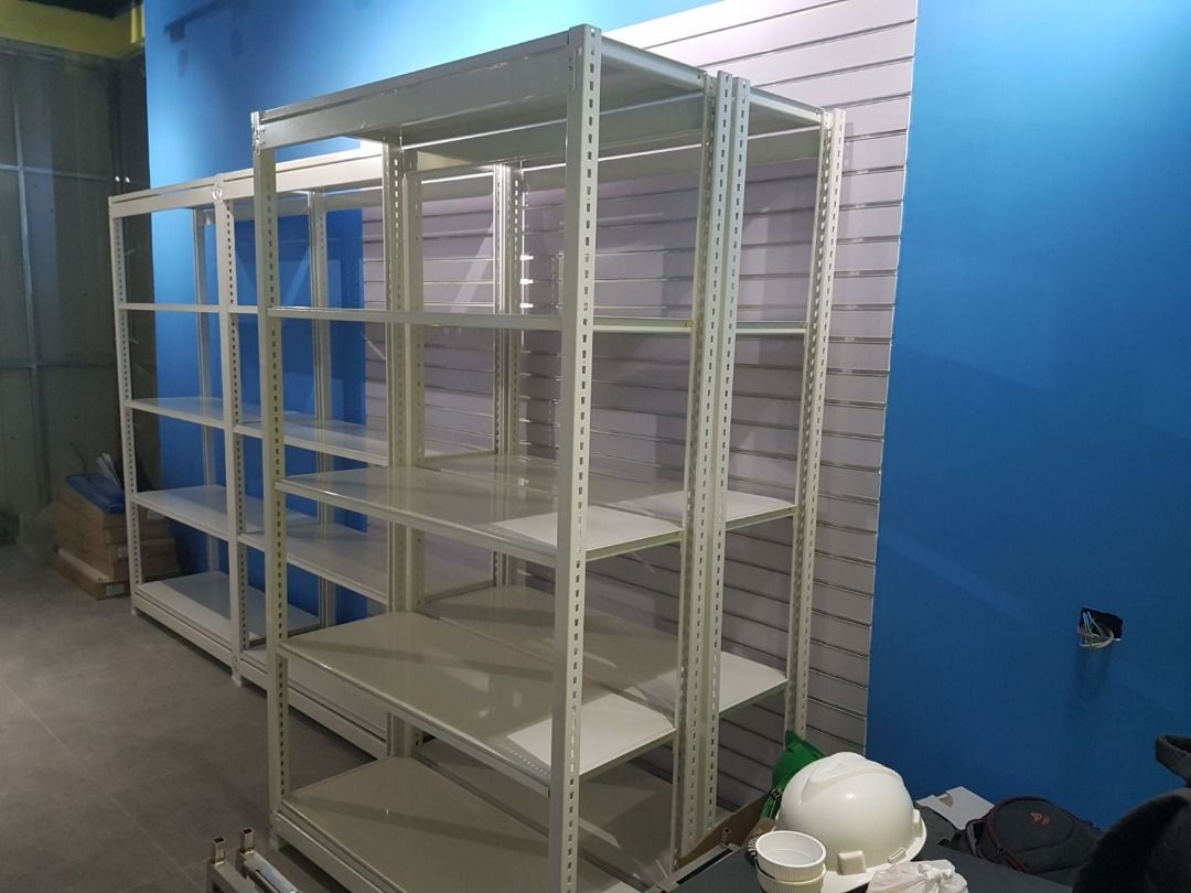 steel shelves racks steel standee, Furniture & Home Living, Furniture ...