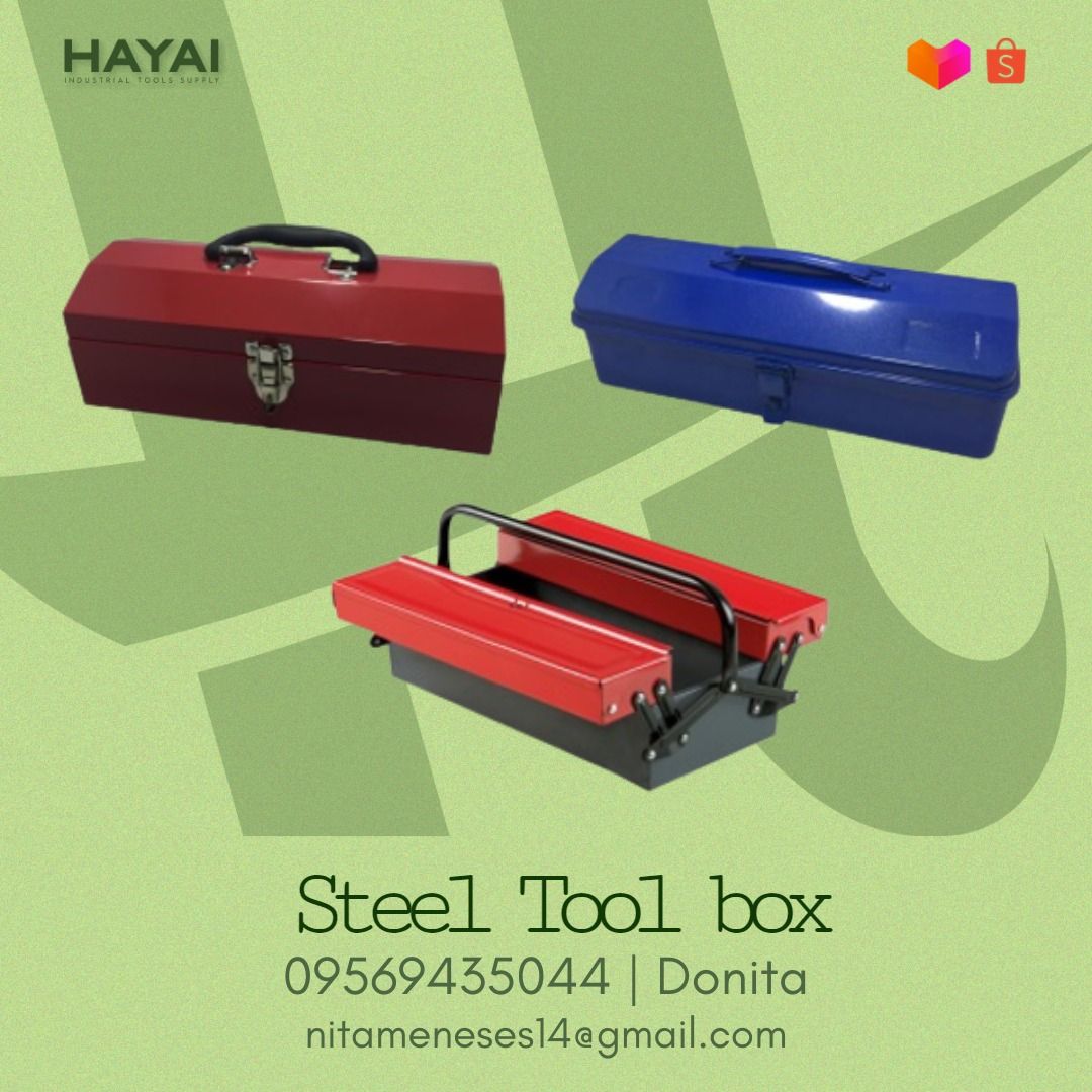 Steel Tool box, Commercial & Industrial, Industrial Equipment on Carousell
