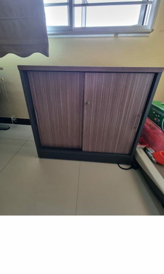 Study table side cubboard and shelving set, Furniture & Home Living ...