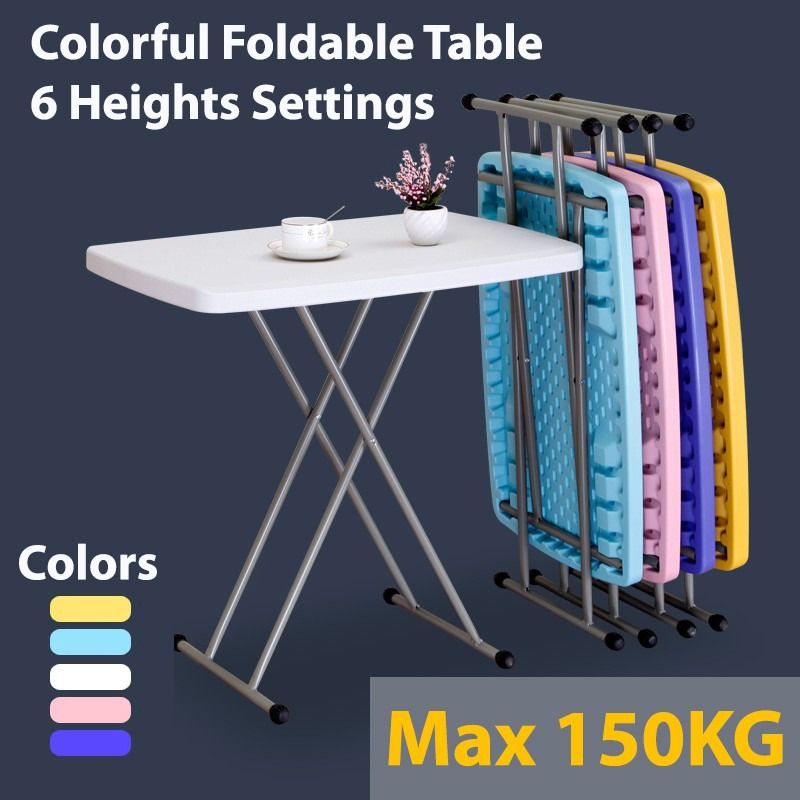 Sturdy Heavy Duty HDPE Folding Foldable Portable Table, Furniture ...