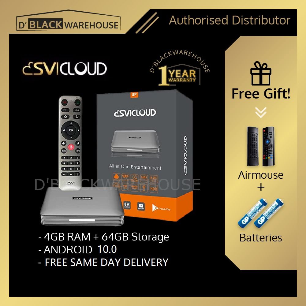 SVICLOUD *LATEST* 8P / 3 PRO 8K SG READY STOCK UBOX / TV BOX / ANDROID ...
