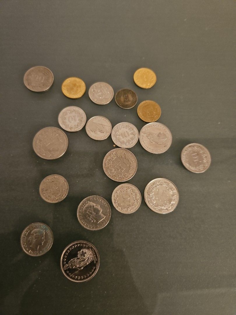 Swiss frank Coins, Hobbies & Toys, Memorabilia & Collectibles, Currency ...