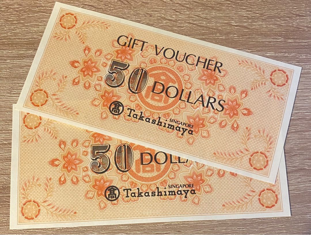 Takashimaya $50 Voucher, Tickets & Vouchers, Vouchers on Carousell