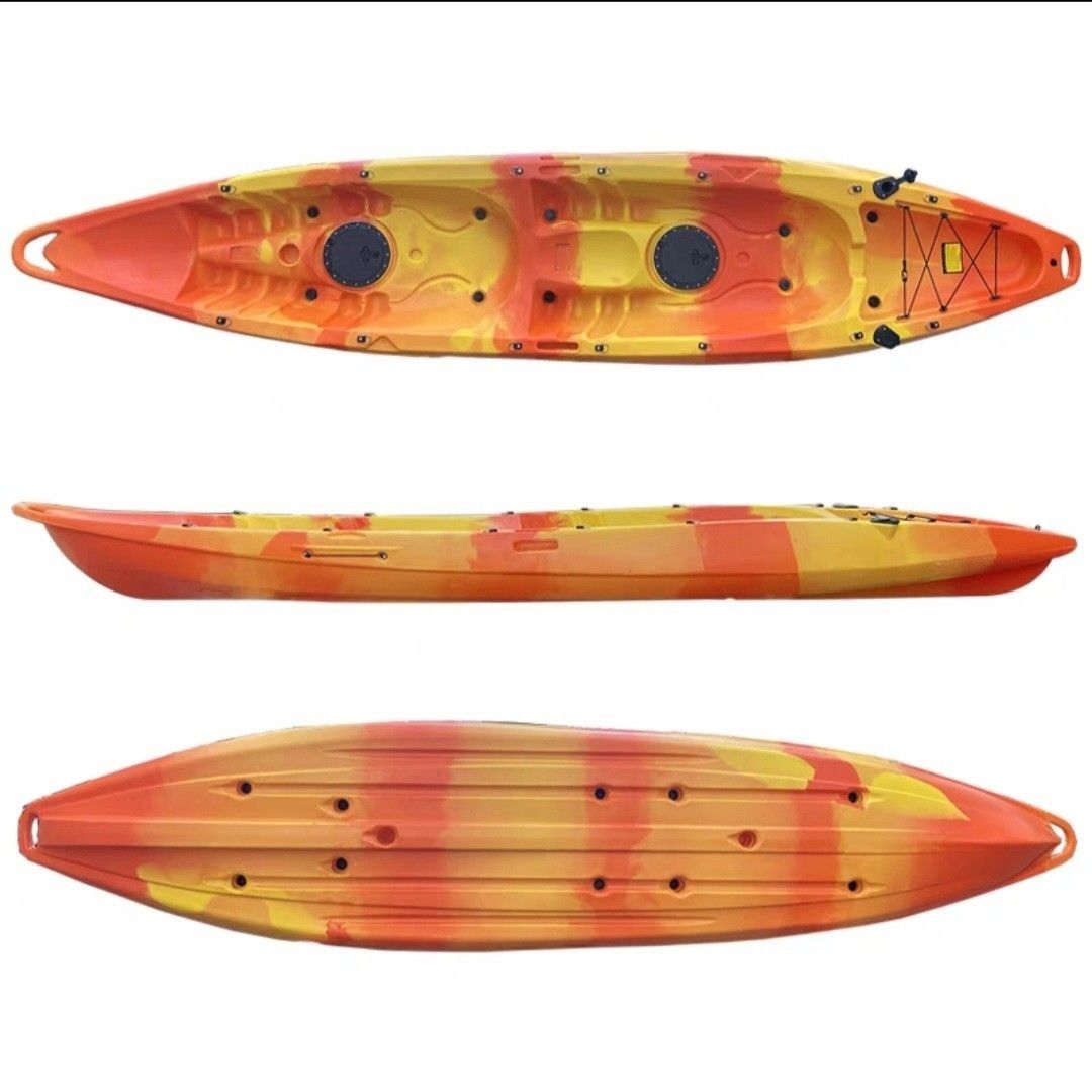 Tandem Paddle Kayak for 2 pax Fishing Inflatable Boat Raft, Sports ...