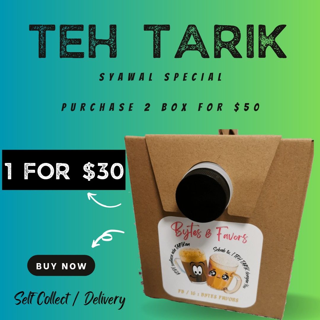 Teh Tarik To Go Promotion, Food & Drinks, Beverages on Carousell