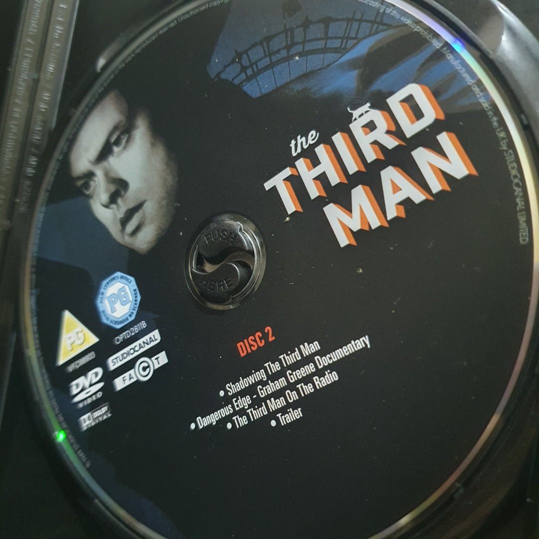 The Third Man 2-Disc DVD (4K Restoration), Hobbies & Toys, Music ...