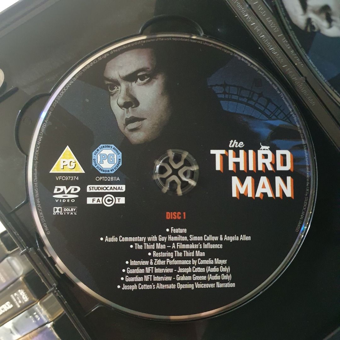 The Third Man 2-Disc DVD (4K Restoration), Hobbies & Toys, Music ...