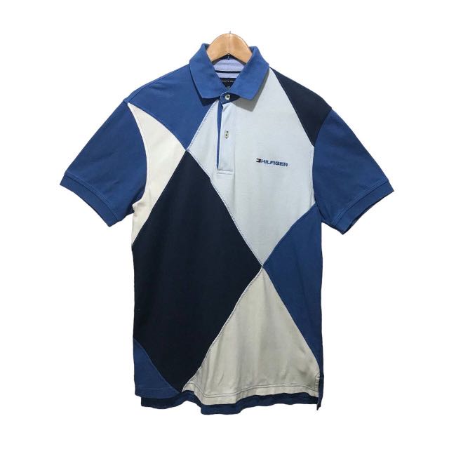 Tommy Hilfiger Tri Color Polo on Carousell