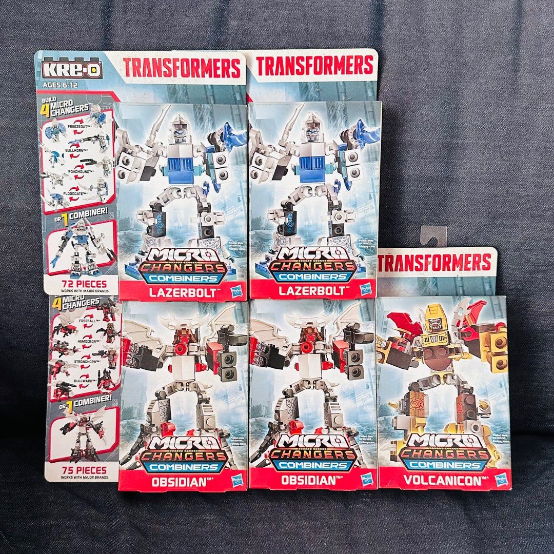 Transformers KRE-O Combiners / Microchangets / Rodimus Prime / Alpha ...