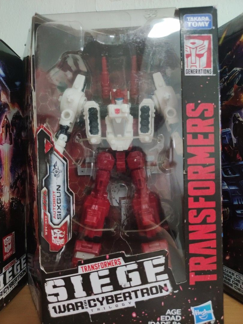 Transformers WFC deluxe series Cog Sixgun Spinister, Hobbies & Toys ...