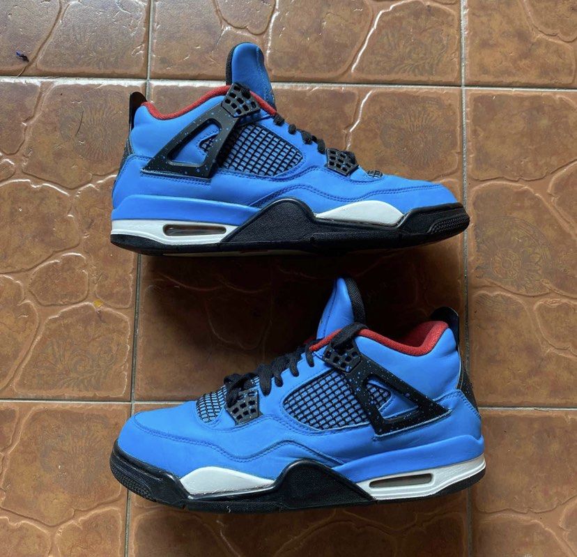 Travis Scott Jordan 4, Men's Fashion, Footwear, Sneakers on Carousell