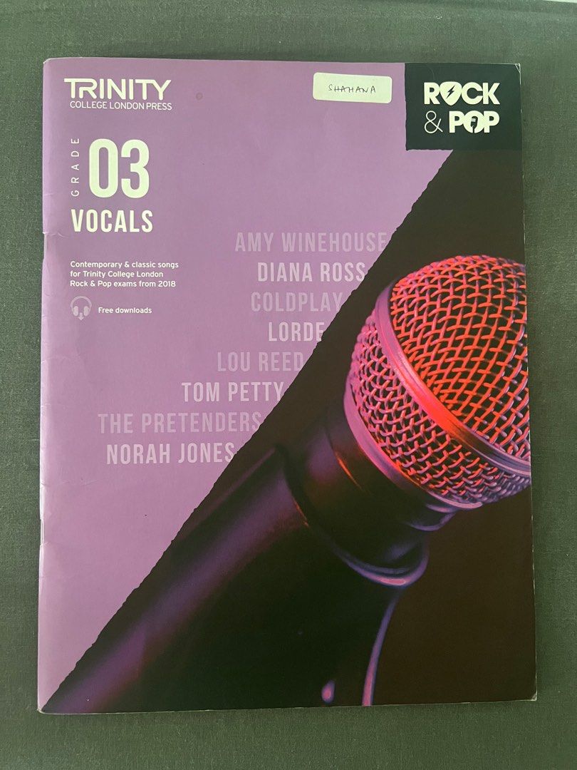 TRINITY VOCAL TEXTBOOK, Hobbies & Toys, Books & Magazines, Textbooks on Carousell