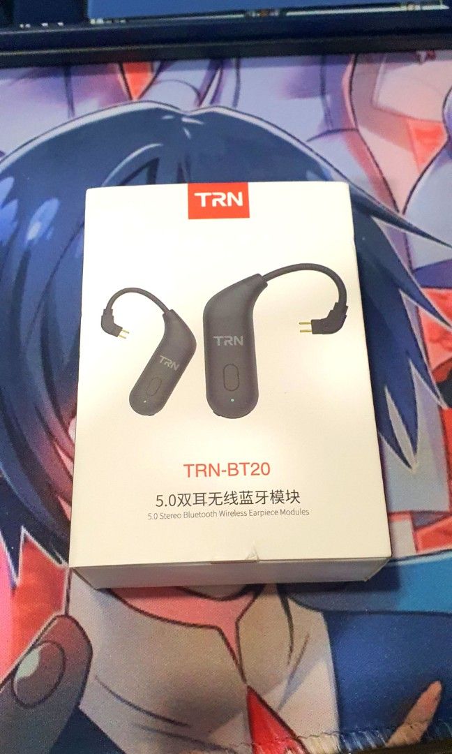 TRN BT20 C-Pin IEM Bluetooth adapter, Audio, Microphones on Carousell