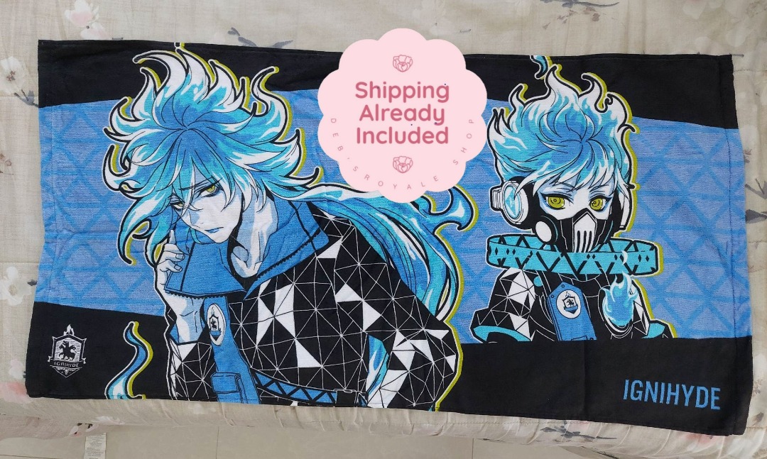 Twisted Wonderland Ignihyde Visual Towel (Shipping fee is already ...