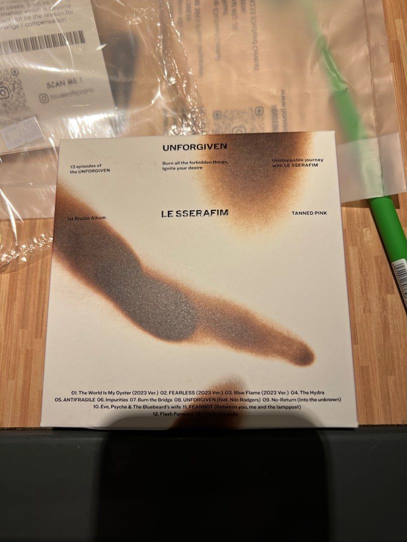 unforgiven lesserafim album sakura version, Hobbies & Toys, Music ...