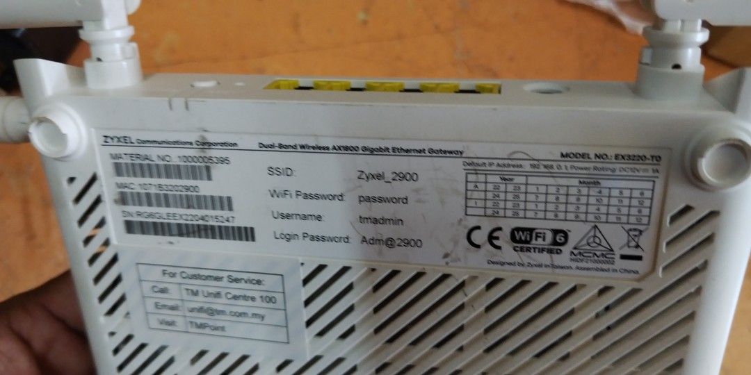 Unifi modem 4 antenna, Computers & Tech, Parts & Accessories ...